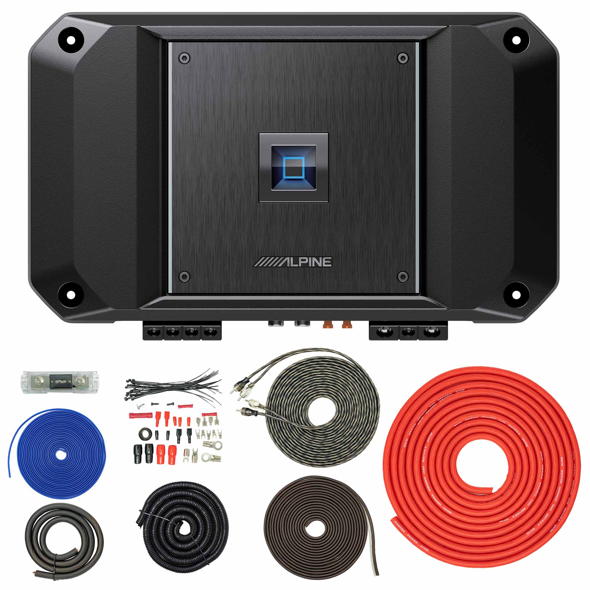 Alpine R2-A75M R Series Mono Class D Subwoofer Amplifier 750W with Sou – AVLeaderz