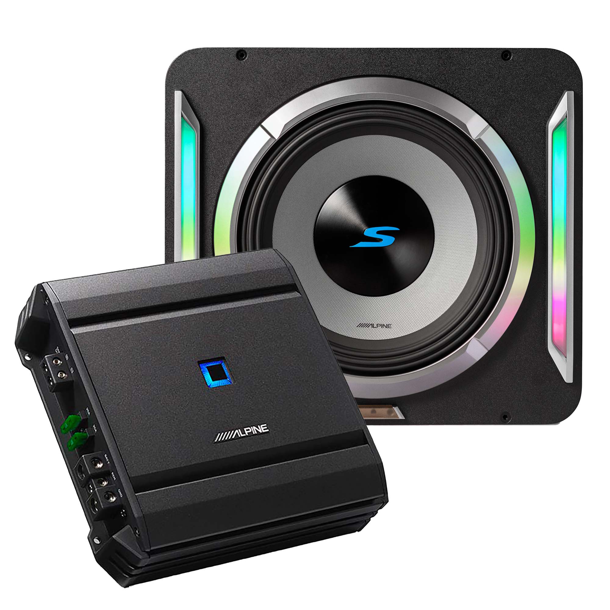 Alpine S2-SB12, 12” PrismaLink™ S-Series Subwoofer Enclosure + S-A60M – AVLeaderz